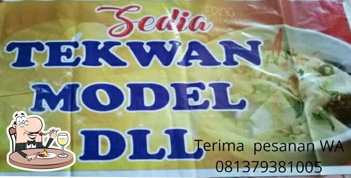 Menu at Tekwan bang yudi cafe, Indonesia