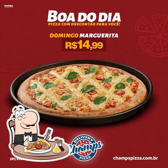 Menu at Champs Pizzas Brasil pizzeria, Vitória de Santo Antão
