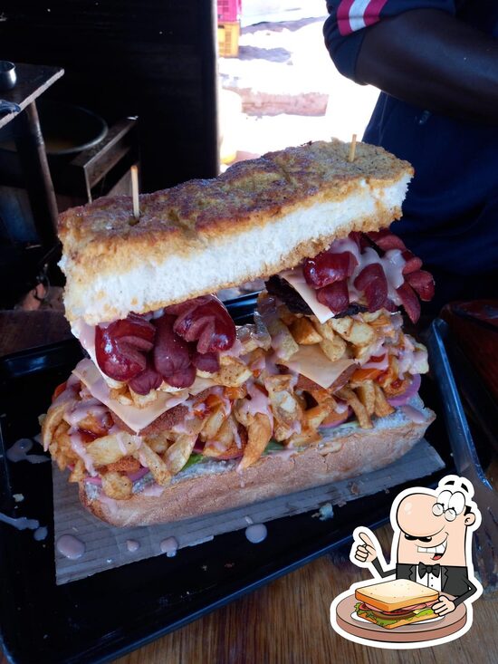 Speisekarte von Laaz's Kota King (Chips and Kotas) restaurant, Südafrika