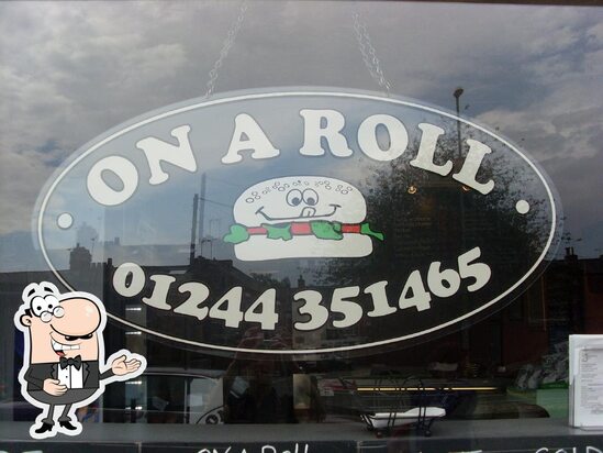 Menu at On a Roll fast food, Chester
