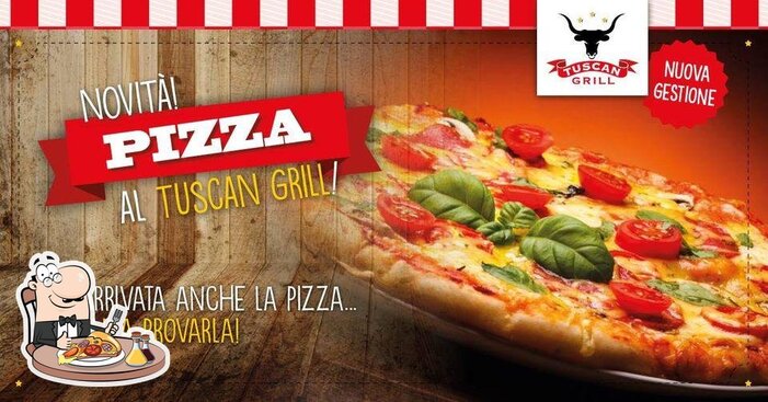 Menu at Tuscan Grill restaurant, Orbetello