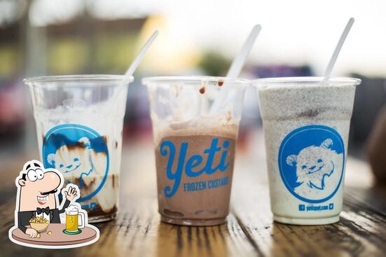 Menu at Yeti Frozen Custard desserts, Austin