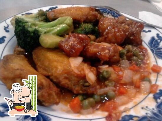 Menu at China Buffet restaurant, Morganton