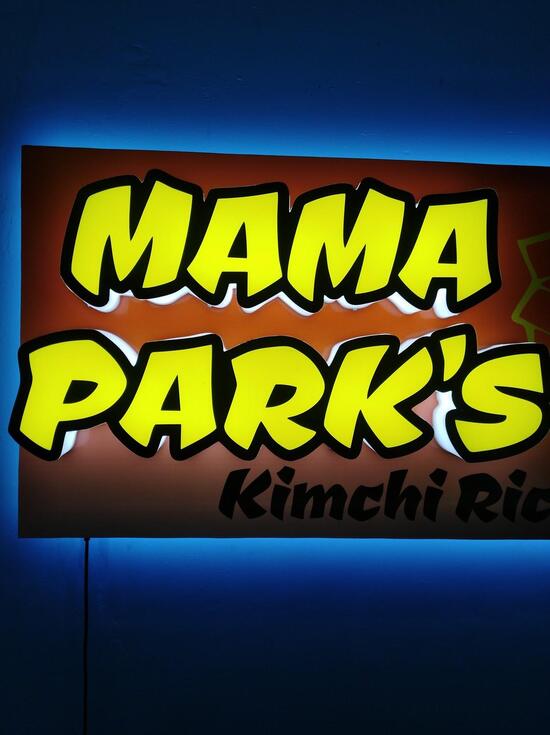 Menu at Mama Park's Kimchi Rice restaurant, Kawit