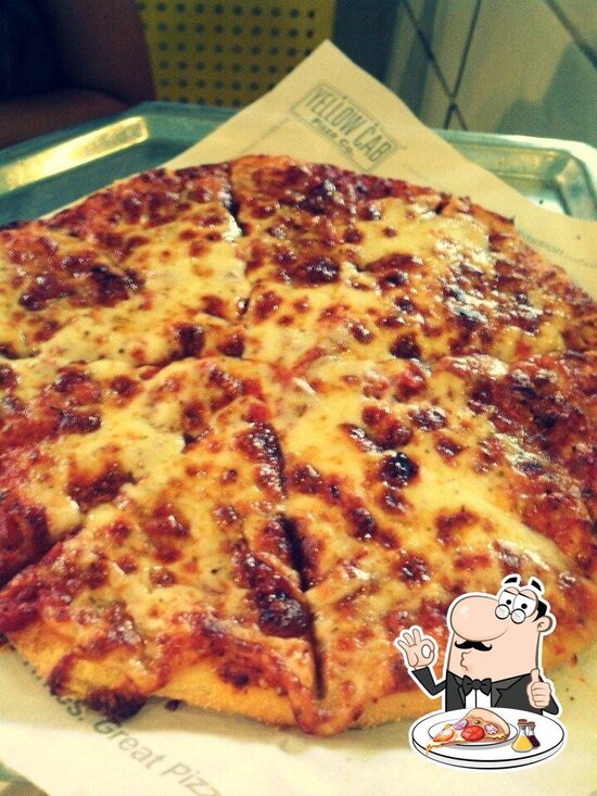 Menu at Yellow Cab pizzeria, Laoag City