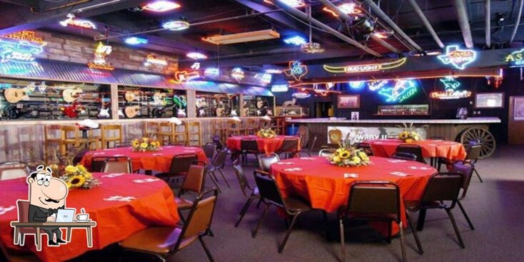 Menu at Billy Bob's Texas club, Fort Worth, Rodeo Plaza