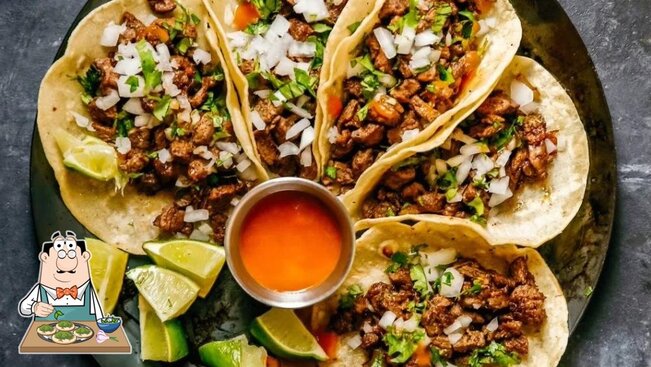 Menu at Dusty’s Tacos restaurant, Frostproof