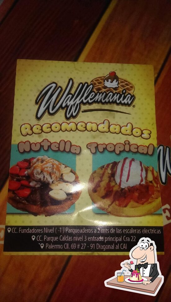 Menu at Wafflemania restaurant, Manizales