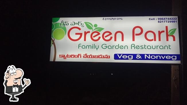 Menu at Hotel Green Park, Anantapur