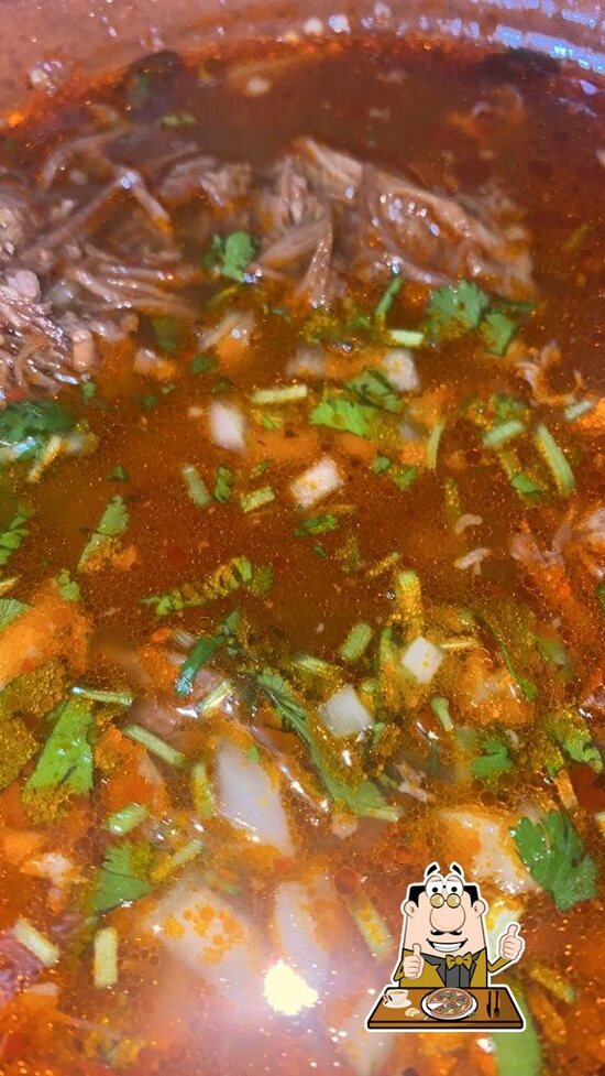 Menu at Birria de borrego, Santa Ana