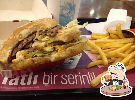 Menu at McDonald's, Istanbul, Capitol