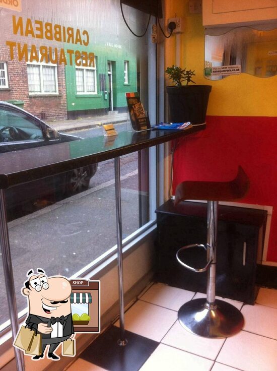 Menu at Nanas Jamrock Caribbean Takeaway restaurant, London