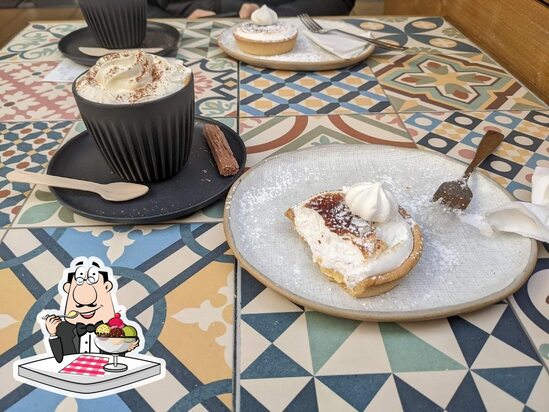 Menu at Little Barista, Burnley