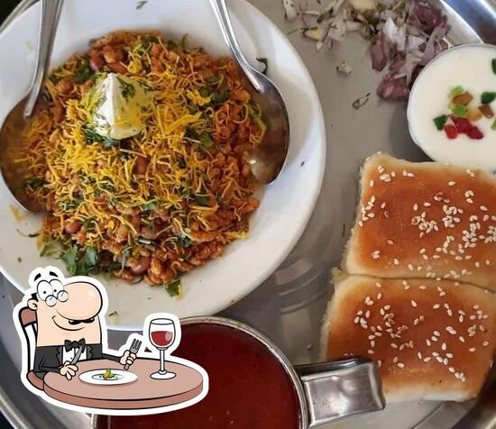 Menu at Shakuntala Misal, Kalewadi