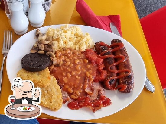 Menu at Toms Cafe, Southam
