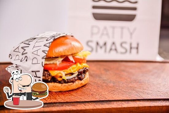 Menu at Patty Smash Burgers restaurant, São José