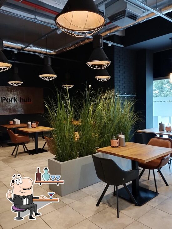 Menu at PorkHub restaurant, Mielec