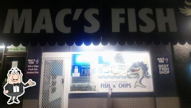 Menu at Mac's Fish Supply fast food, Hastings