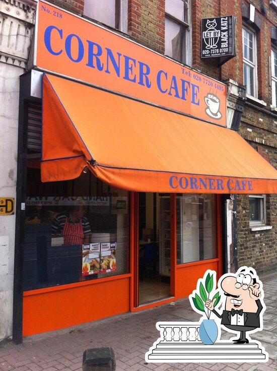 Menu at Corner Cafe, London, 218 Queenstown Rd