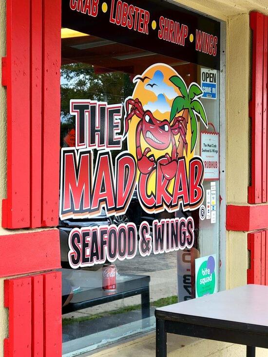 Menu at Mad Crab Seafood restaurant, Orlando
