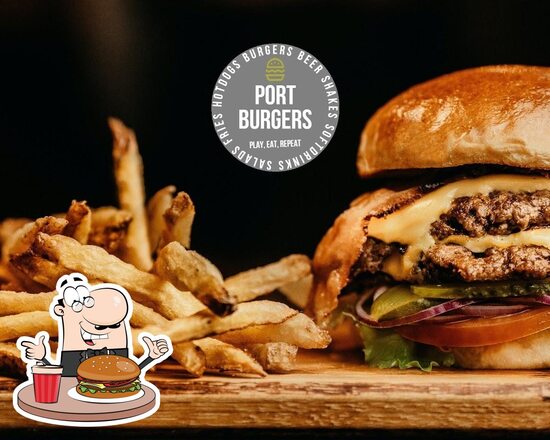 Speisekarte von Port Burgers restaurant, Warna
