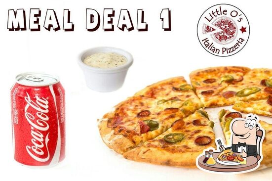 Menu at Little O's Andersonstown Road pizzeria, Belfast