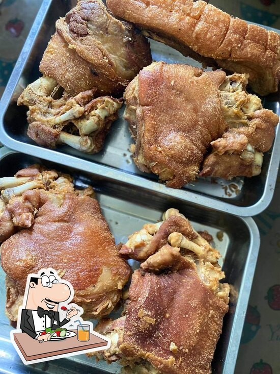 Menu at Manoy's Crispy Pata restaurant, Marilao