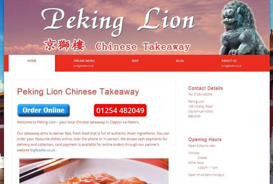 Peking Lion Chinese Takeaway in Accrington