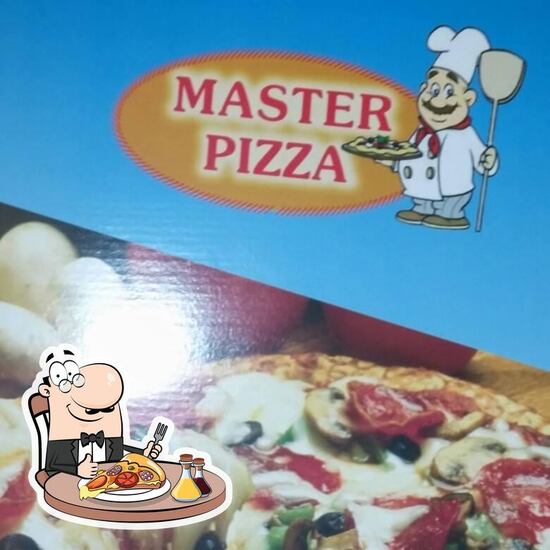 Menu at Master Pizza, Thessaloniki