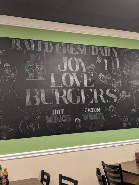 Menu at Joy Love Burger restaurant, Cypress, Barker Cypress Rd
