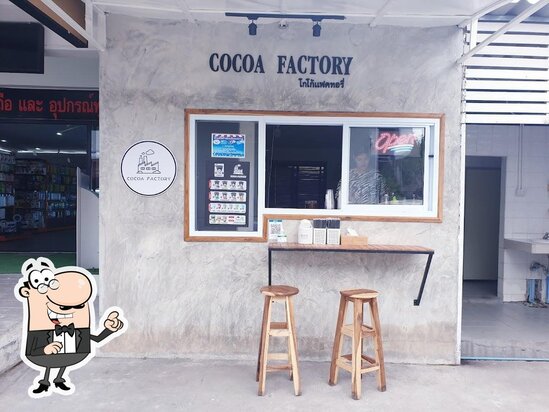 Menu at Cocoa Factory, Khuang Pao