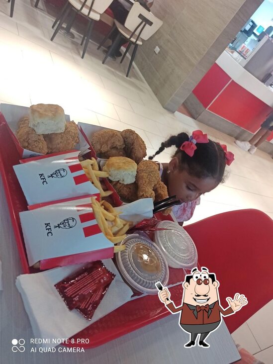 Menu at KFC Hainamosa restaurant, Santo Domingo Este