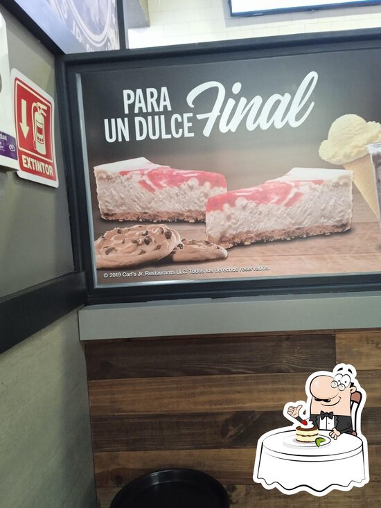 Carta del restaurante Carl's Jr., Ciudad del México, Calz. Vallejo 296