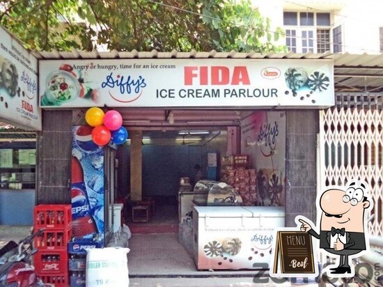 Menu at Fida Ice Cream Parlour, Hyderabad