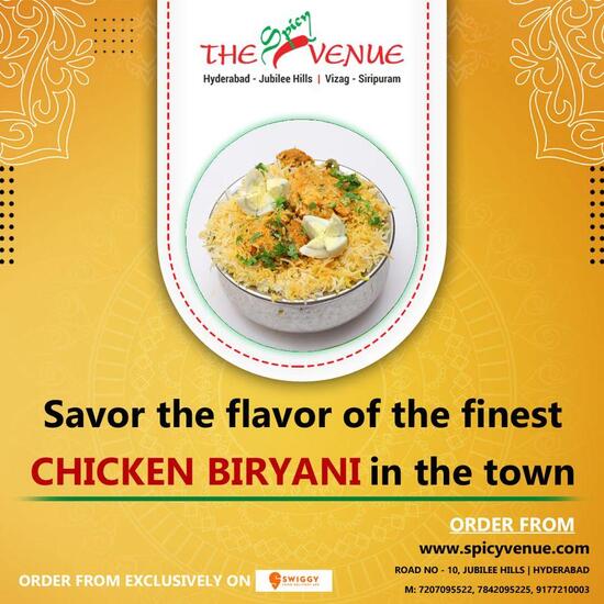 Menu at The Spicy Venue Hyderabad, Hyderabad, 265/S Road No.10