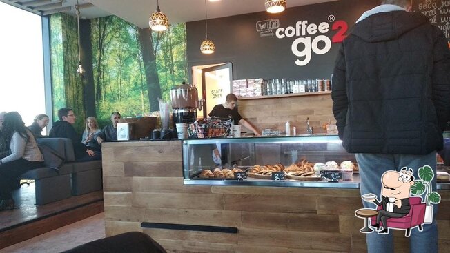 Menu at Coffee 2go restaurant, Sarajevo, Hrvatin bb
