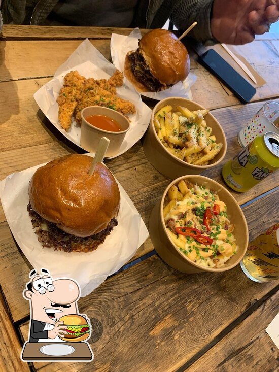 Menu at Box burgers restaurant, Bognor Regis