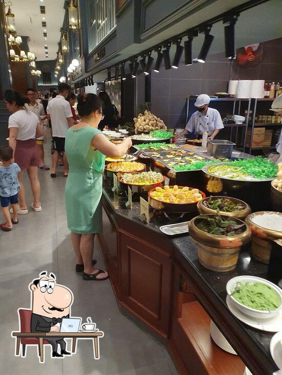 Menu at Maison Sen Buffet restaurant, Hanoi, 90 P.Trần Thái Tông