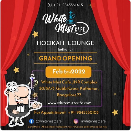 Menu at Whitemist Cafe, Bengaluru, 2nd Floor JNR Complex 50/8A/3 Gubbi ...