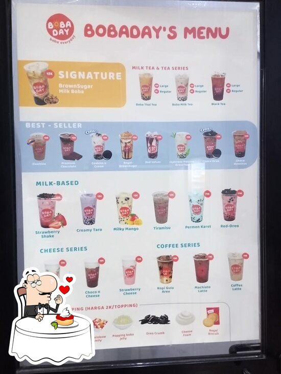 Menu at Boba Day Ungaran, Semarang