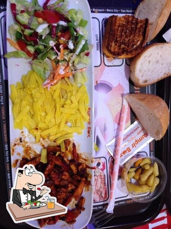 Menu at Kumpir Box, Iskenderun, Eyüp Sultan Cad.