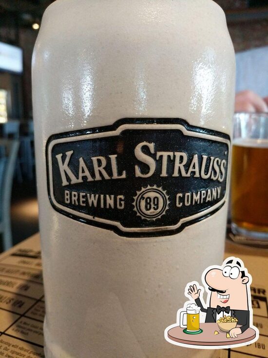 Menu at Karl Strauss Brewing Company pub & bar, Anaheim
