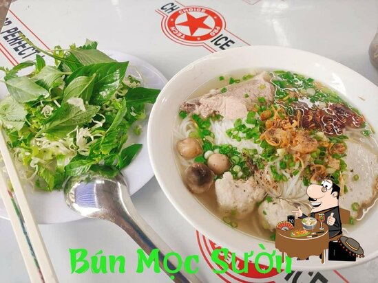 Menu at Bún Mọc Nhà Boy restaurant, Phan Thiet