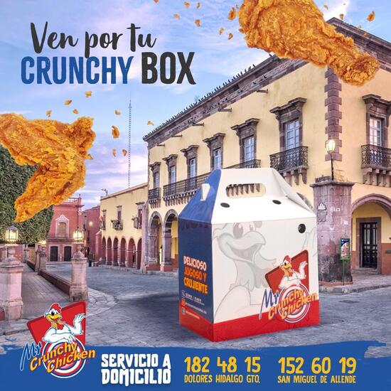 Menu at Mr. Crunchy Chicken restaurant, San Miguel de Allende