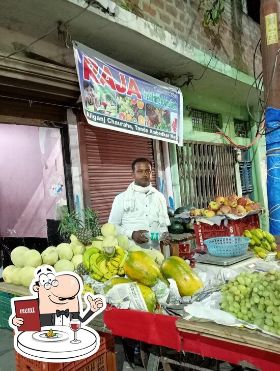 Menu at Raja Fruit House, Tanda