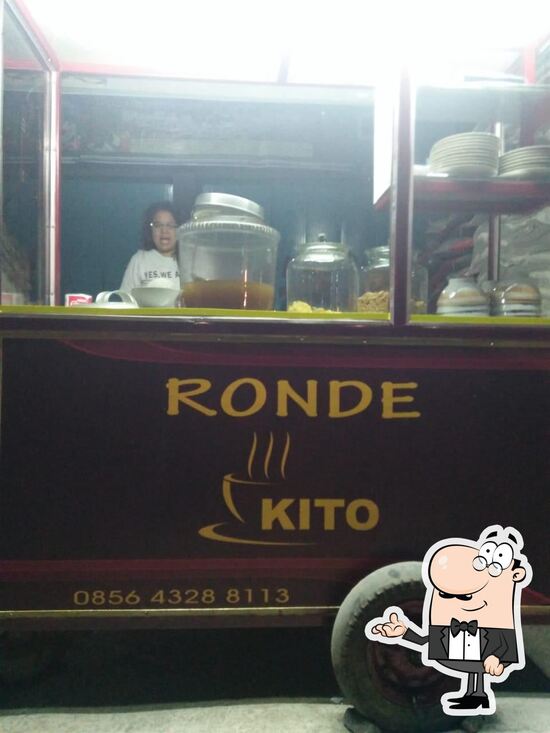 Menu at Ronde Pak Kito restaurant, Indonesia