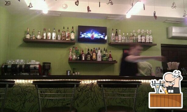 Menu at Shpargalka, Stud-Bar, Novosibirsk
