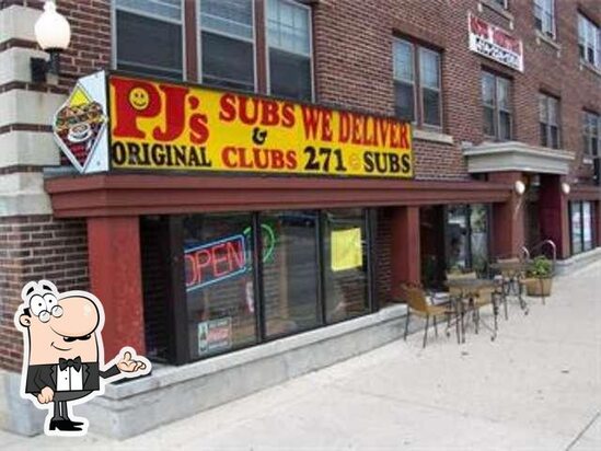 Menu at PJ's Subs, Milwaukee, N Farwell Ave