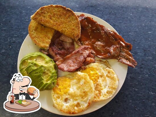 Menu at Gooners Cafe, Germiston