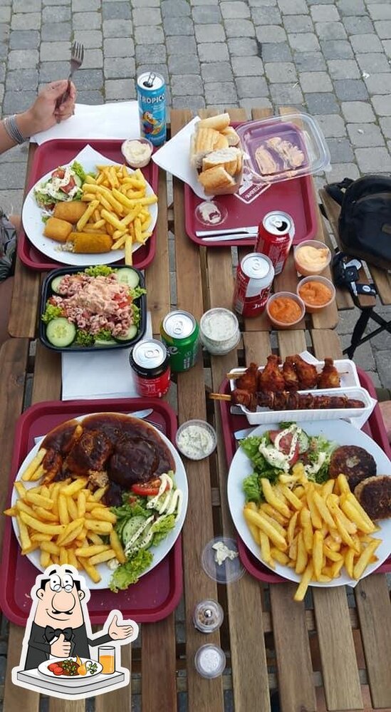 Menu at Friterie du Perron, Verviers